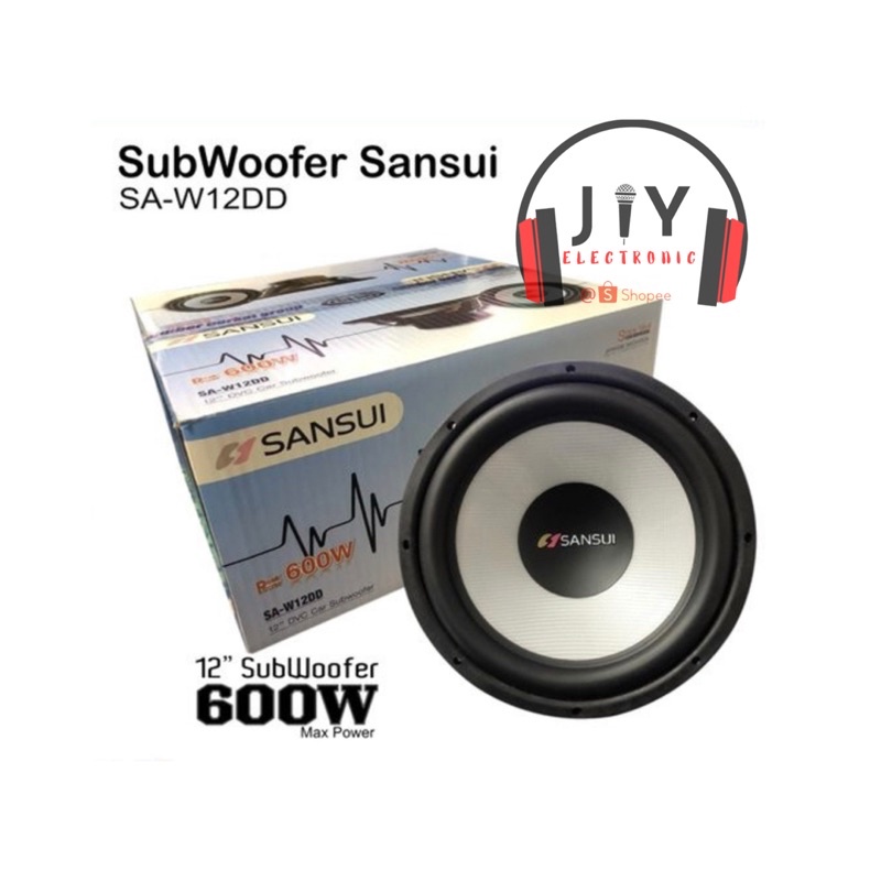 Jual Speaker Subwoofer 12 inch Sansui SA-W12DD SA W12DD | Shopee Indonesia