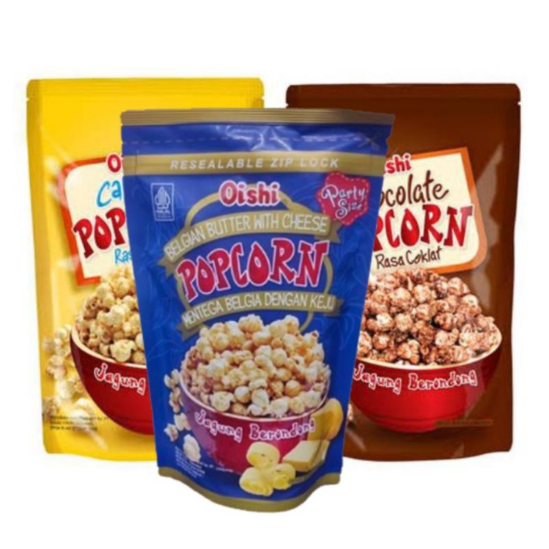 Jual Oishi Popcorn Cokelat/Keju/Karamel 100g | Shopee Indonesia