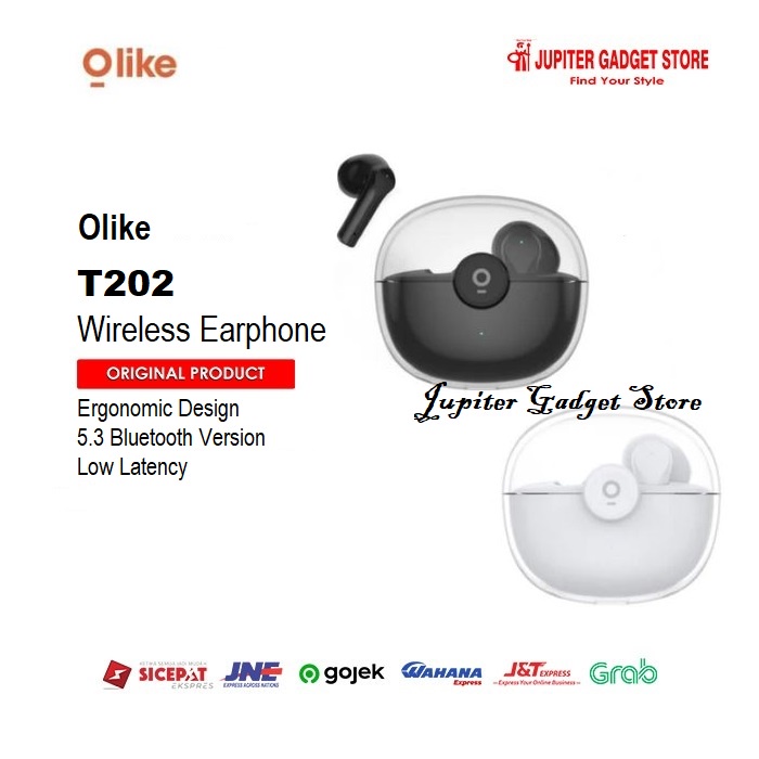 Jual Olike T202 Wireless TWS EarBuds Headset Bluetooth | Shopee Indonesia
