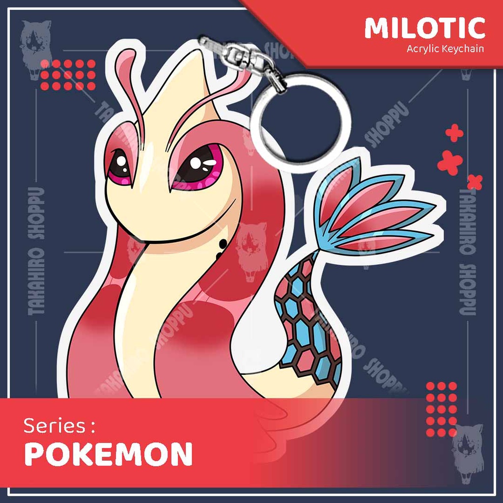 Jual Gantungan Kunci / Keychain Akrilik POKEMON - MILOTIC | Shopee ...