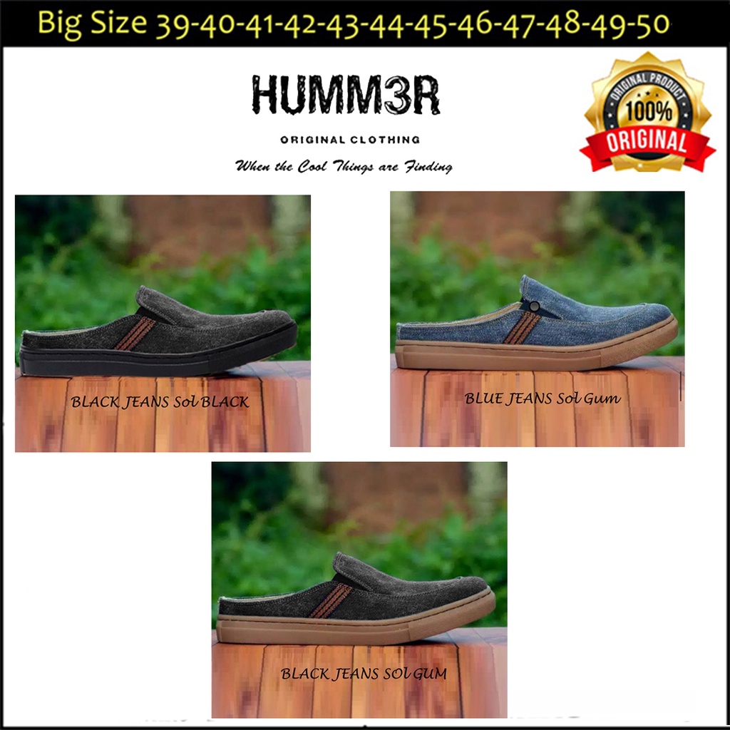 Jual Sepatu Sandal Slip On Bustong Tutong Ukuran Jumbo Big Size 45 46 ...