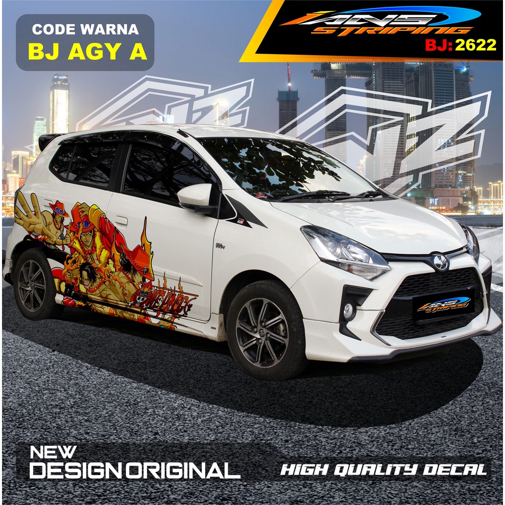 Jual VARIASI STICKER DECAL MOBIL AGYA , JAZZ / STICKER MOBIL /DECAL ...