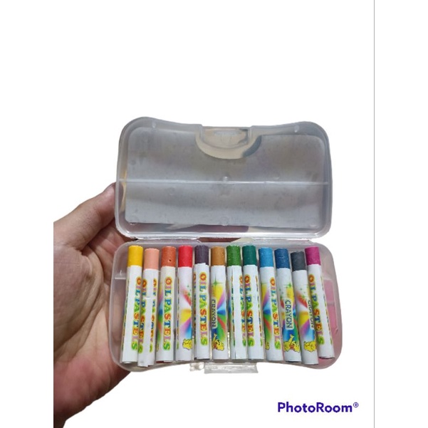 Jual Crayon Oil Pastel 12 Warna Krayon Menggambar isi 12 Warna Krayon ...