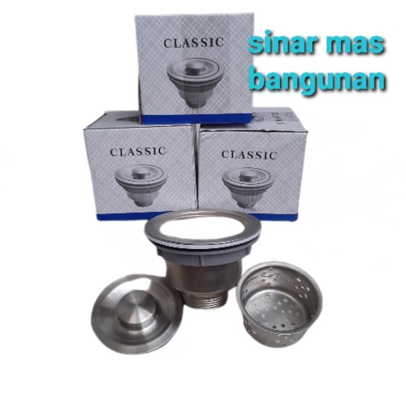 Jual Afur bak cuci piring stainless lengkap ,tutup pembuangan bak cuci ...