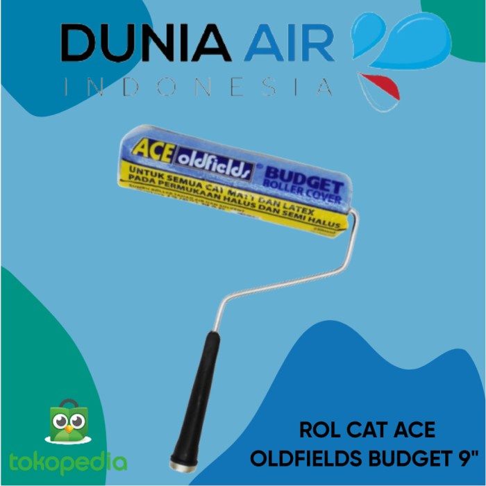 Jual Roll Kuas Rol Ace Oldfields Budget 9" / Rol Cat Ace 9" / Roller ...
