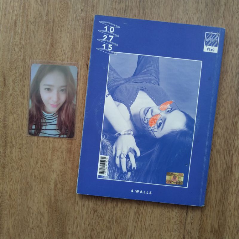 Jual album f(x) - 4 walls (krystal set) // luna amber victoria sulli pink tape photocard cover ...