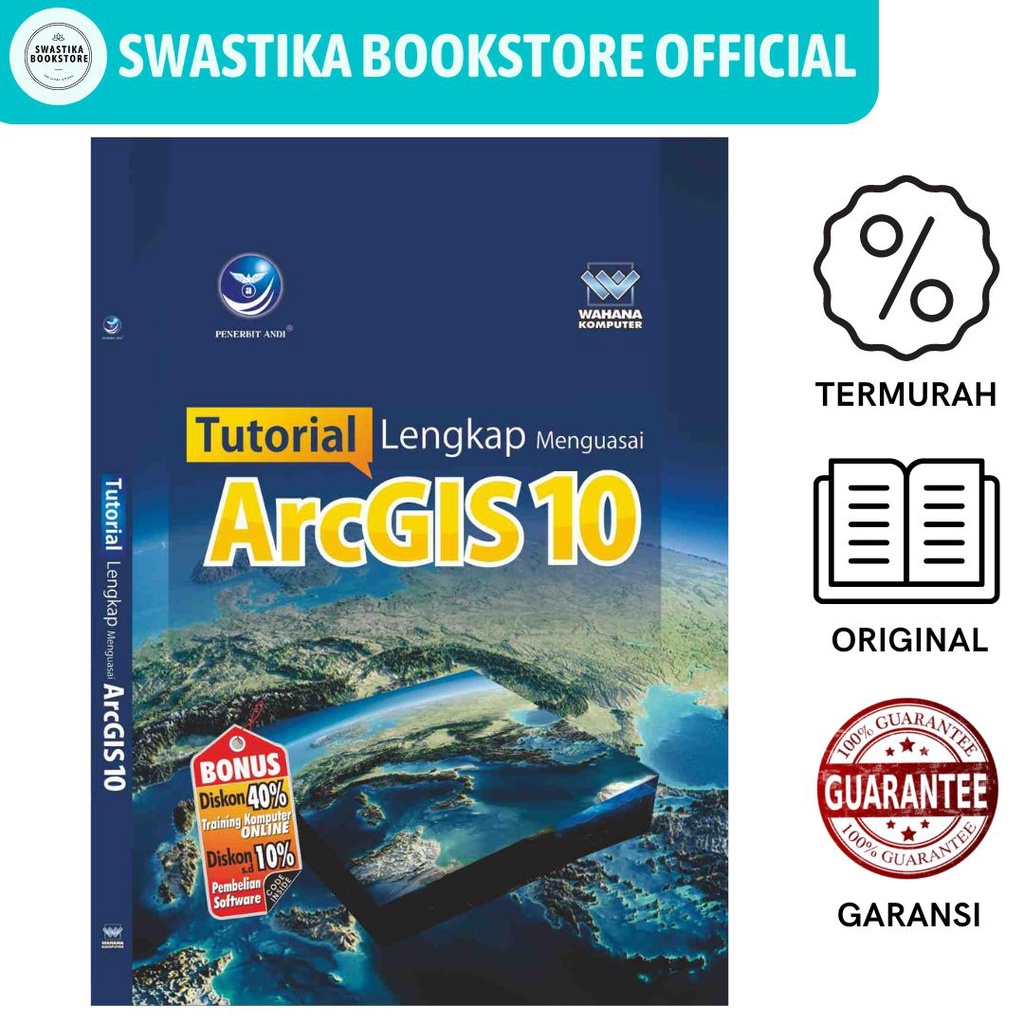 Jual Tutorial Lengkap Menguasai ArcGIS 10 - Wahana Komputer | Shopee Indonesia