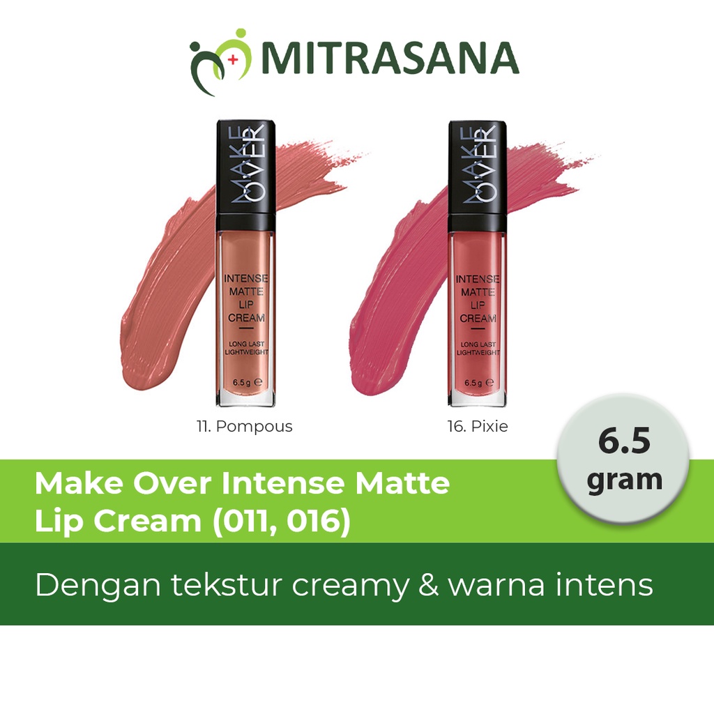 Jual MAKE OVER Intense Matte Lip Cream 6,5 g - Lip Cream Last 8 Hours ...