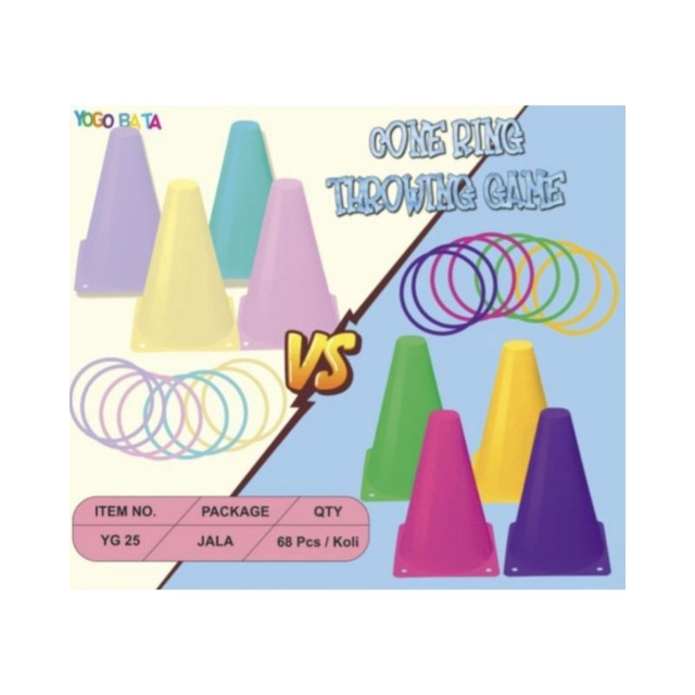 Jual Mainan Lempar Cincin Kerucut Cone Ring Olahraga Anak | Shopee ...