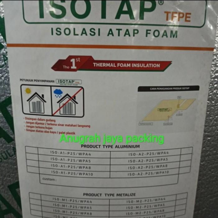 Jual Alumunium Foil Foam Isotap Single 4Mm X 1,2M X 25M 069 | Shopee ...