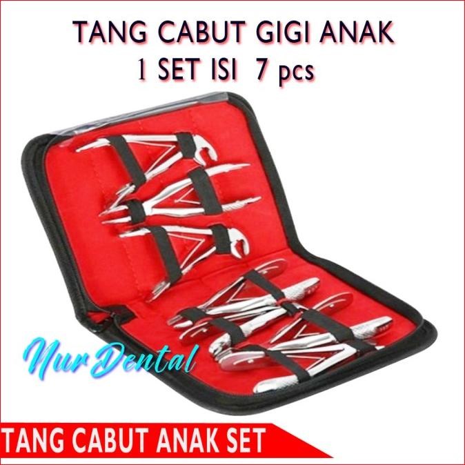 Jual Dental Tang Cabut Gigi Anak Dewasa set stainless steel ---TERBARU ...