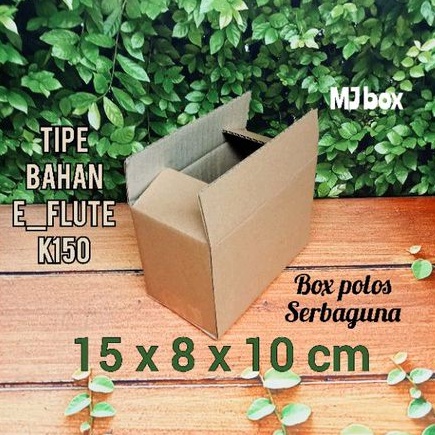 Jual kardus karton uk, 15x8x10 cm... ST, singgel wall. dus packing ...