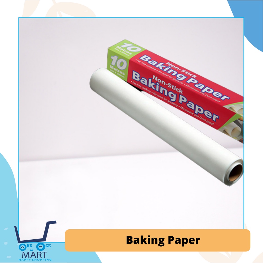 Jual [ 00576 ] Baking Paper / Kertas Roti / Baking Paper Roll Anti ...