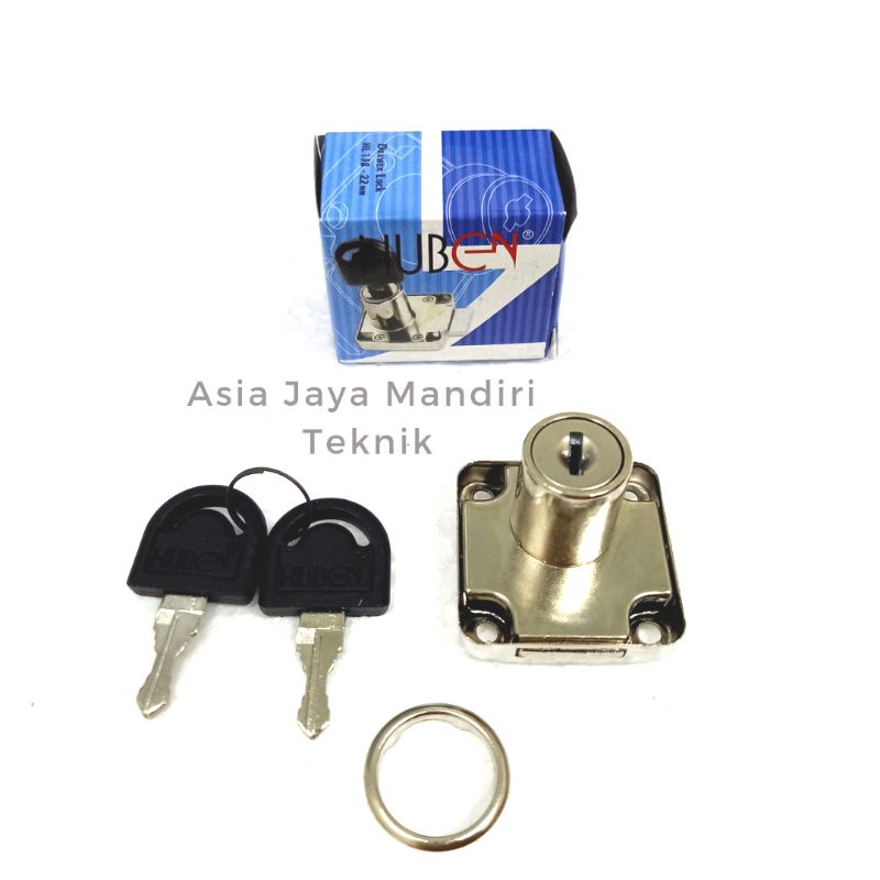 Jual KUNCI LACI / LEMARI HUBEN ( HL - 138 / 22MM ) | Shopee Indonesia