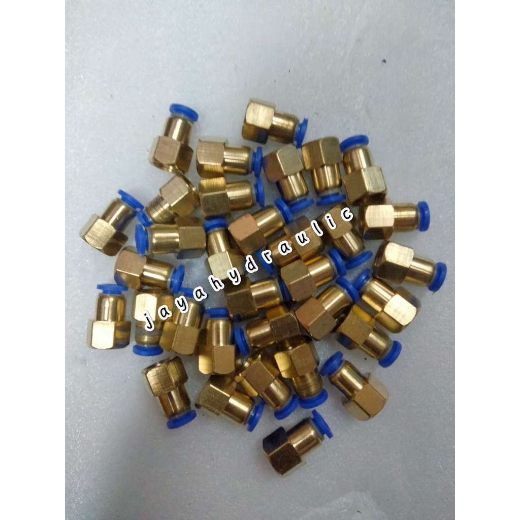 Jual Fitting pneumatic MPCF 16-04 selang 16mm drat 1/2" / PCF 16-04 ...