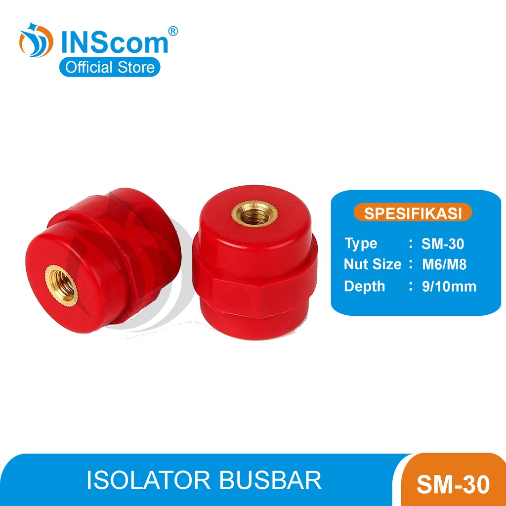 Jual ISOLATOR BUSBAR HOLDER SM 30 / INSULATOR BUSBAR SM 30 INSCOM | Shopee Indonesia
