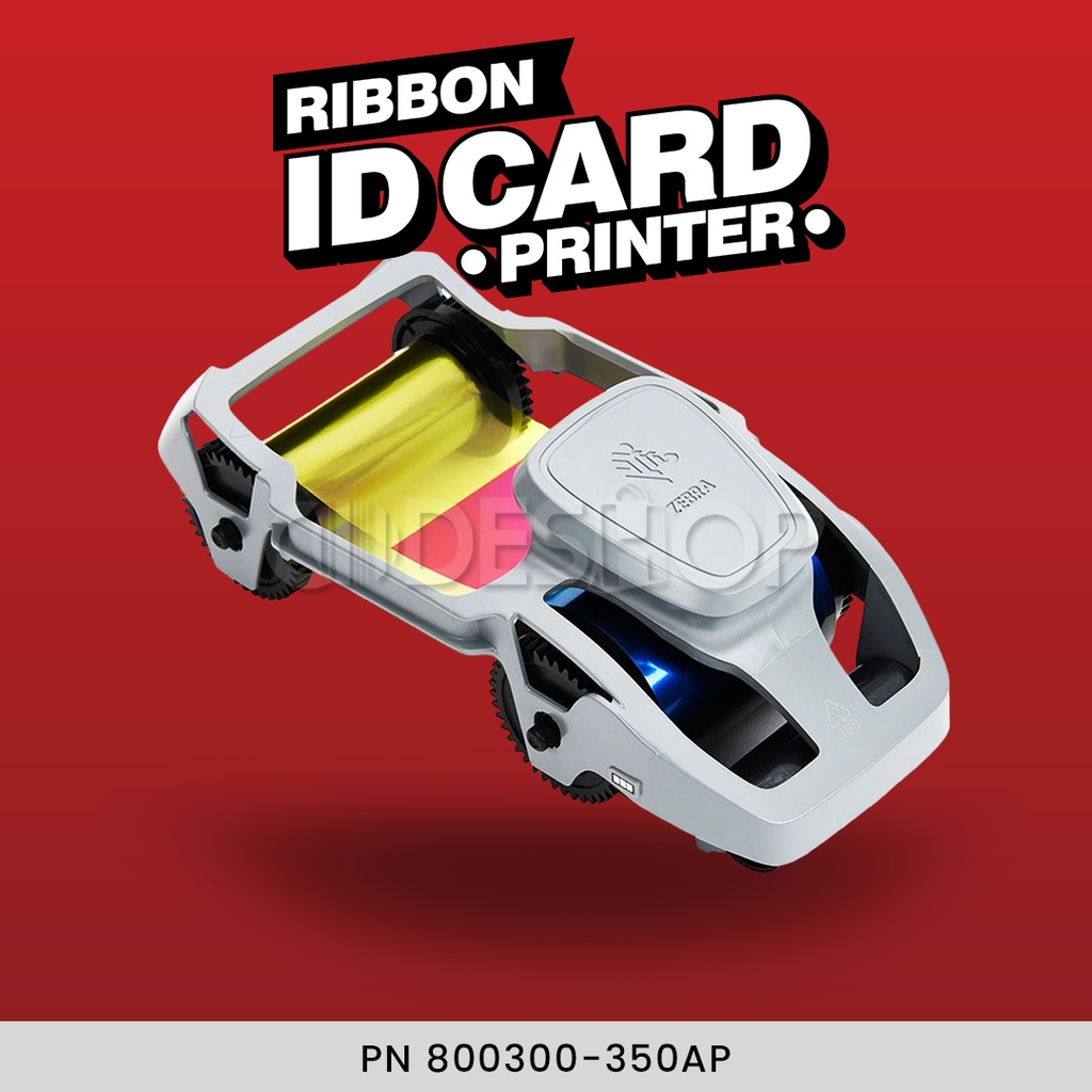 Jual Ribbon ID Card Printer Zebra ZC100 YMCKO PN:800300-350AP | Shopee ...
