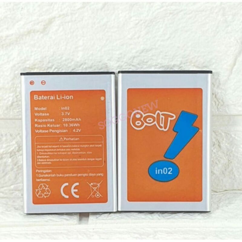 Jual Baterai Battery Double Power Bolt Aquila Slim Ultra LTE IN02 BL1 IN02 | Shopee Indonesia