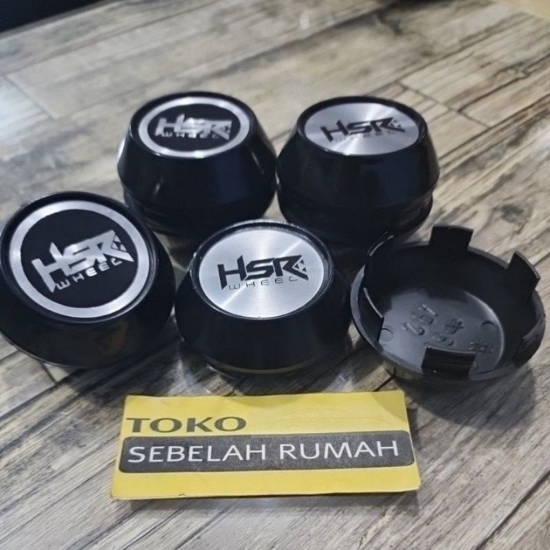 Jual tutup velg dop roda variasi kerucut hitam 6.5cm plat HSR | Shopee ...