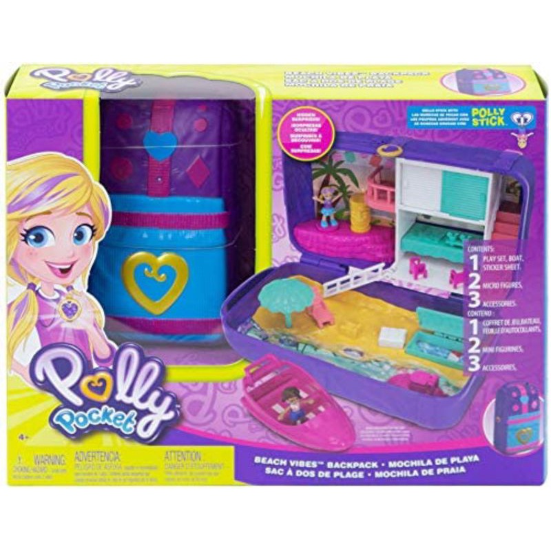 Jual Polly Pocket Beach Vibes Backpack | Shopee Indonesia