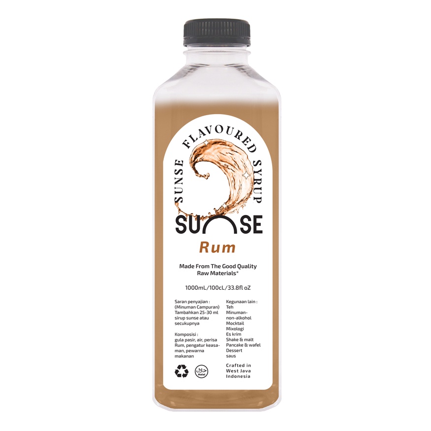 Jual Syrup Rum 1Liter Sunse | Shopee Indonesia