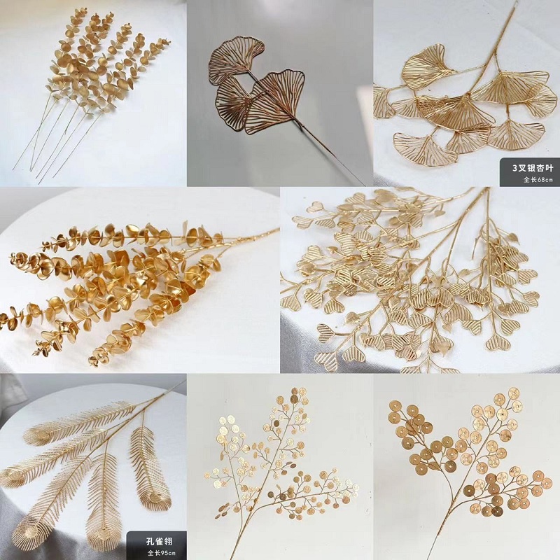 Jual Imitasi emas koin/Bunga dekorasi/Harga untuk 1 tangkai/1 pcs/1 ...
