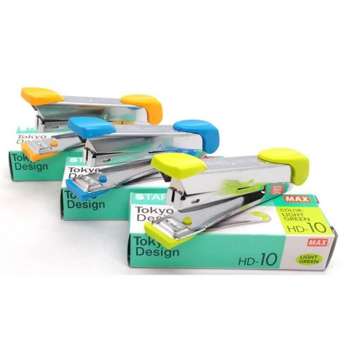 Jual STAPLER MAX HD-10 TOKYO DESIGN / STAPLES KECIL ORIGINAL MAX | Shopee Indonesia