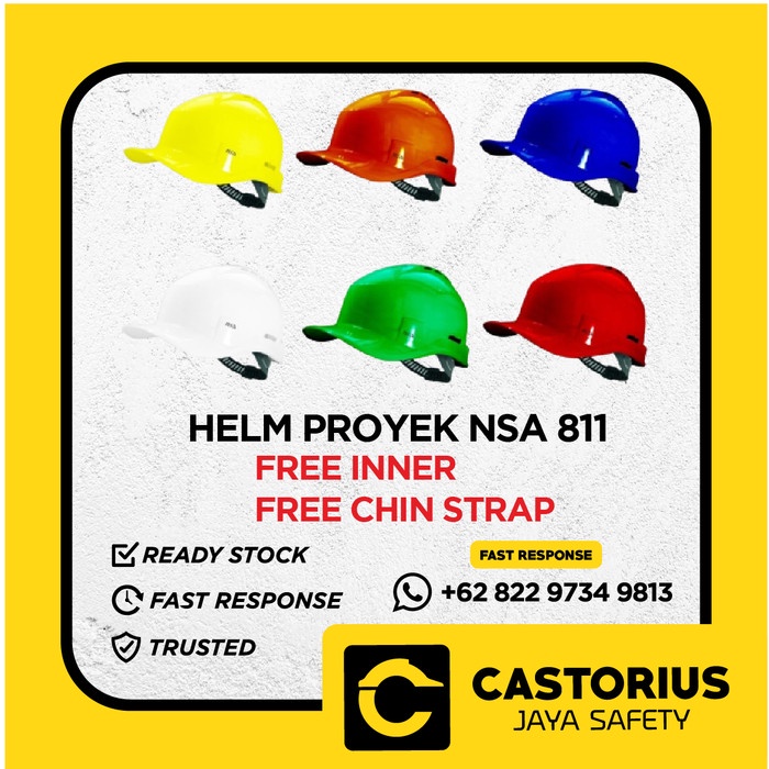 Jual Safety Helmet Helm Proyek Helm Safety Helm Nsa Ventilasi Staz-On ...