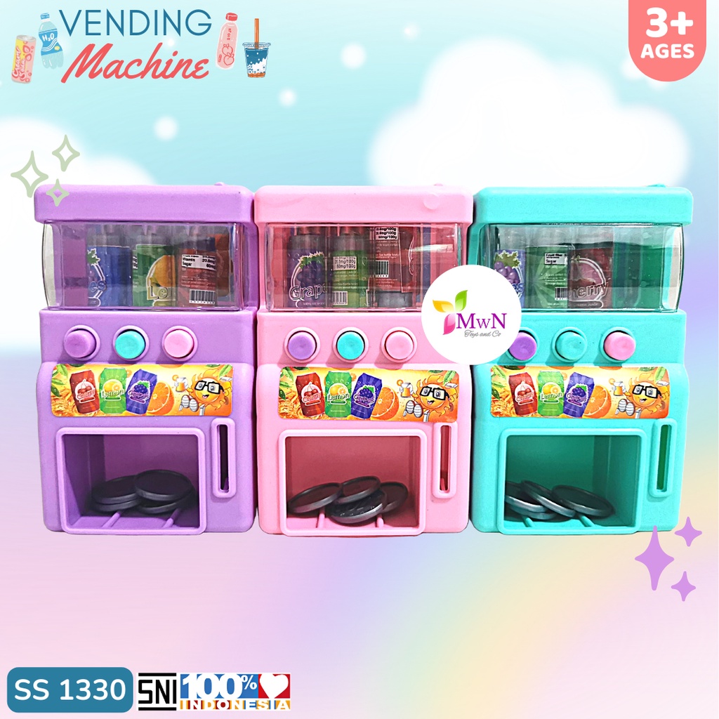Jual MWN Mainan Anak Funny Drink Mini Vending Machine SS 1330 | Shopee ...