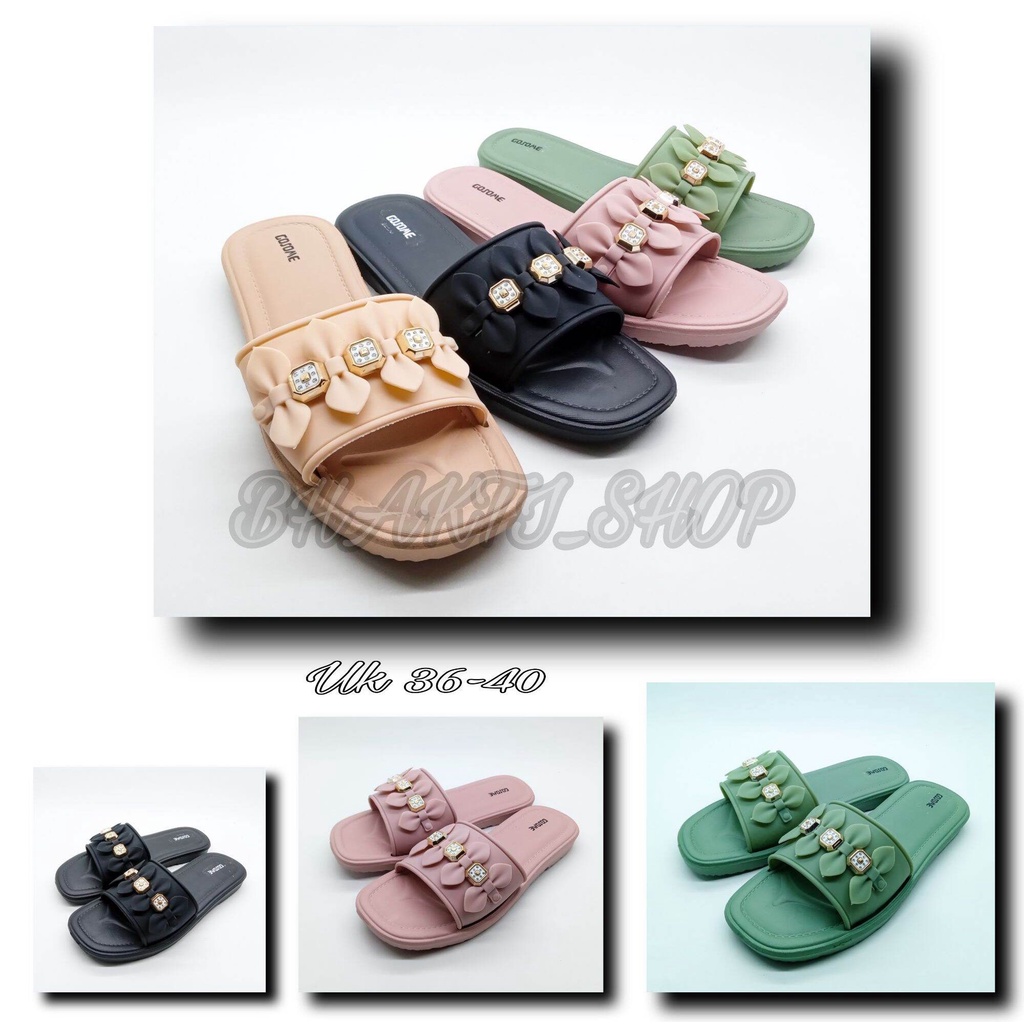 Jual Sandal Slop Perempuan Merek New Era Size 36 - 40 | Shopee Indonesia
