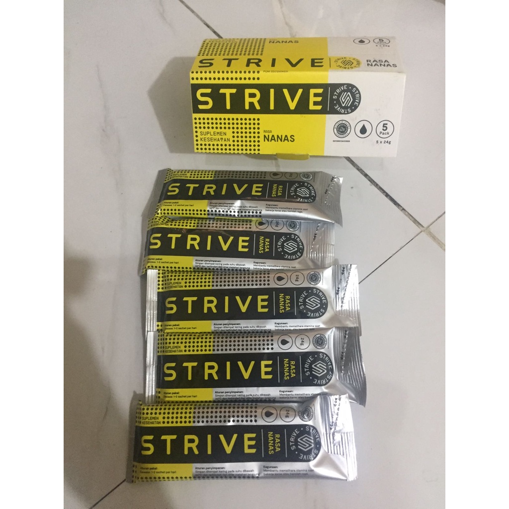 Jual Suplemen Kesehatan Strive Gel Rasa Nanas 1 Box Isi 5 Pcs Olahraga Sepeda Lari | Shopee ...