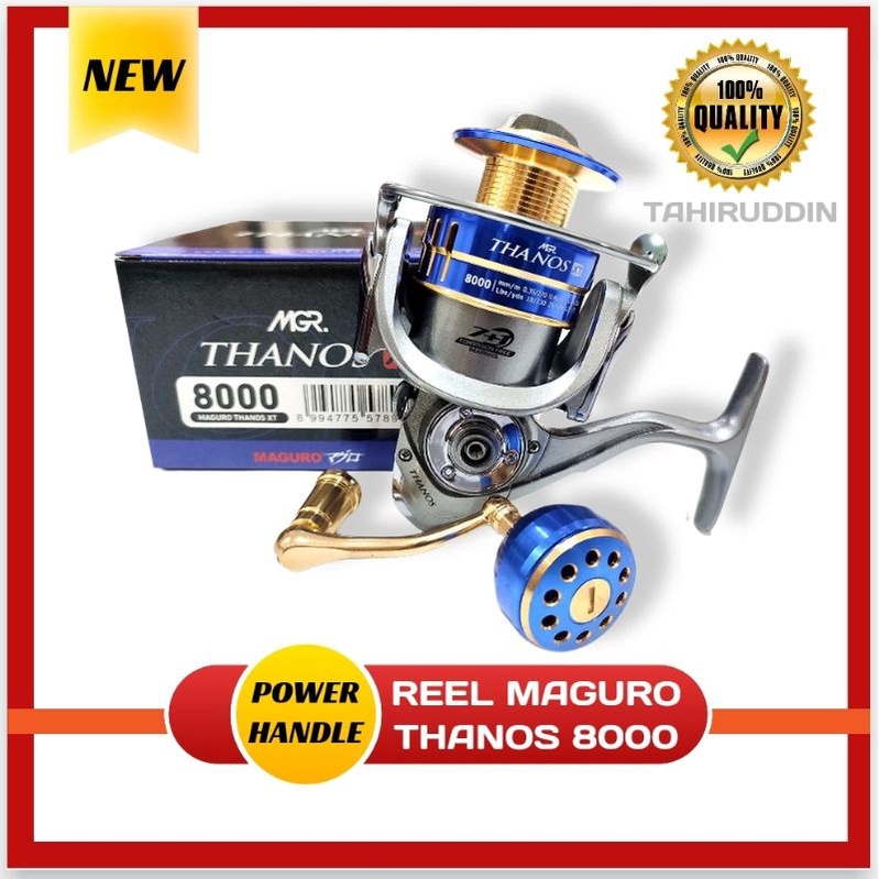 Jual {COD} REEL MAGURO THANOS XT POWER HANDLE UKURAN 1000 | 2000 | 3000 | 4000 | 5000 | 6000 ...