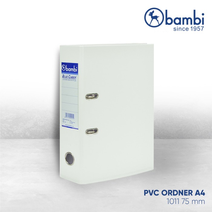 Jual Bambi Ordner Laf A4 1011 - 07 White | Shopee Indonesia