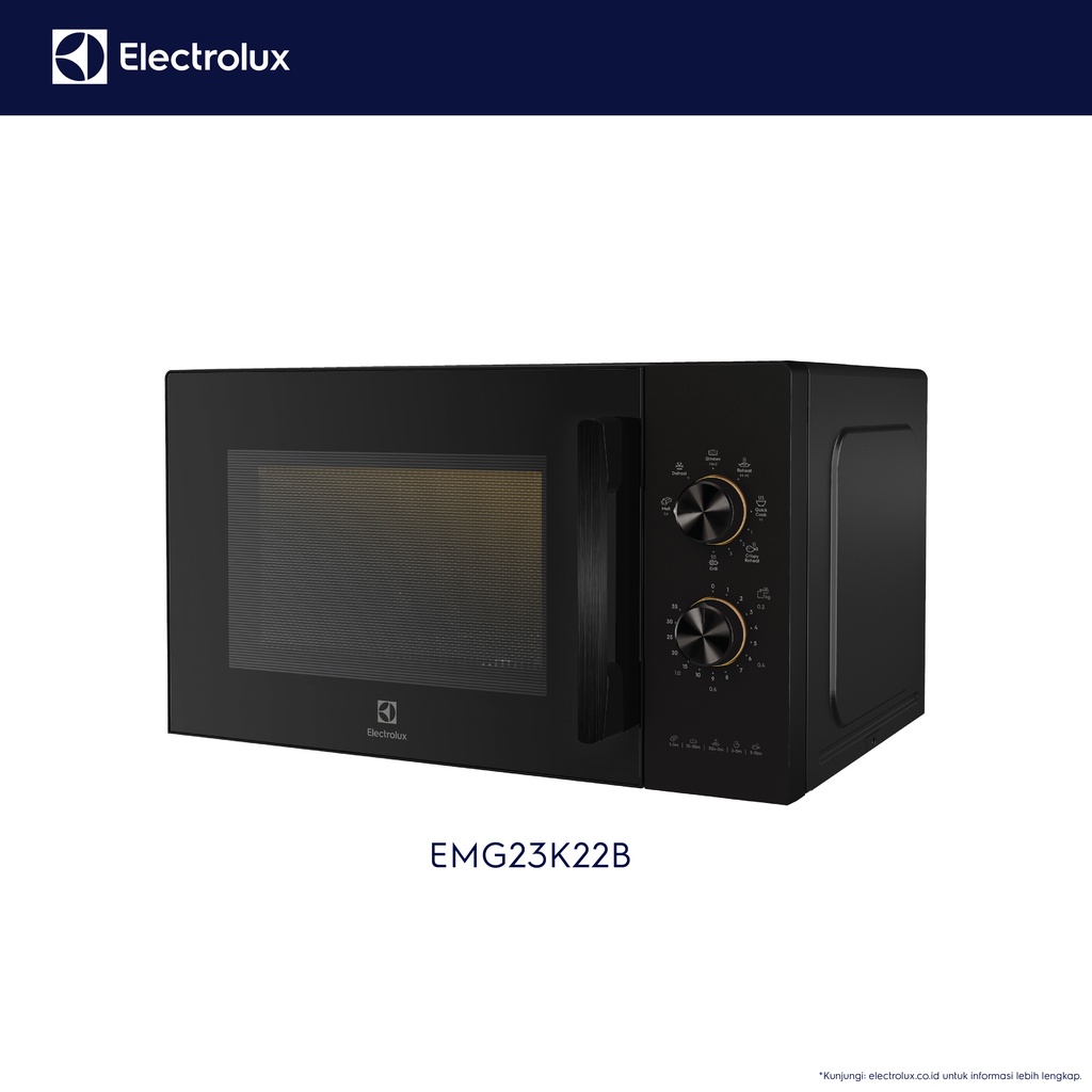 Jual Microwave Electrolux EMG23K22B / EMG 23K22 B / EMG 23K22B | Shopee ...