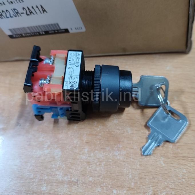 Jual Key Selector Switch 2 Posisi Dia 22Mm Ar22Jr-2A11A Fuji Original ...