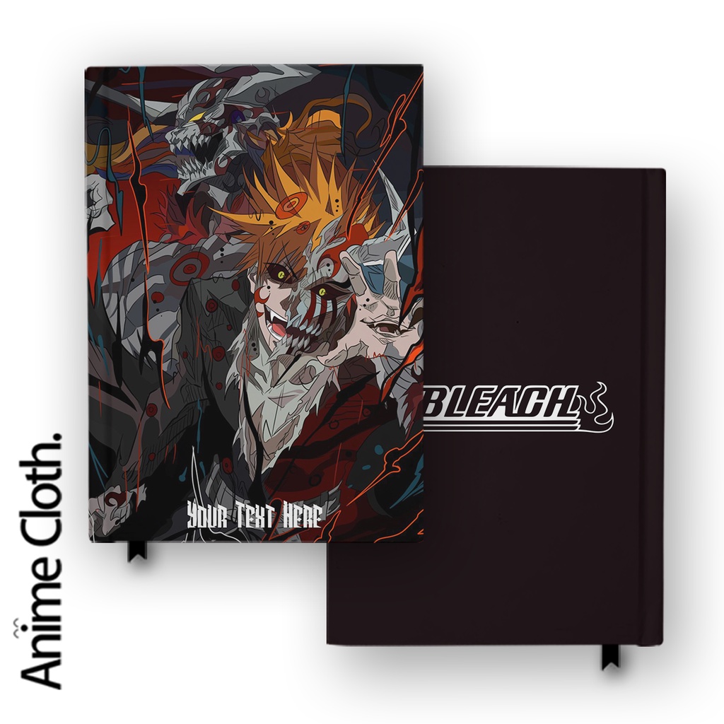 Jual Buku Catatan Notebook Anime Bleach Ichigo Hollow Form Custom Nama ...