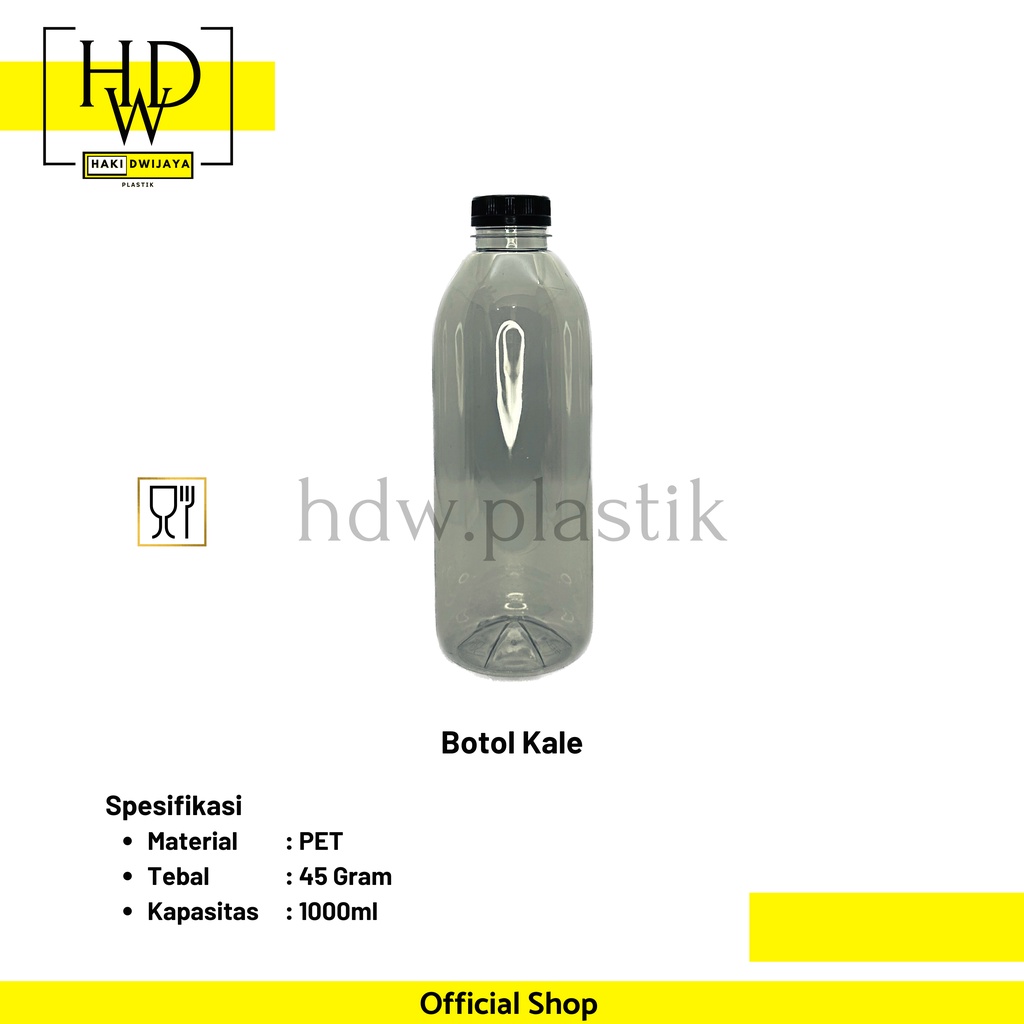 Jual Botol Plastik Kale 1000ml | Shopee Indonesia