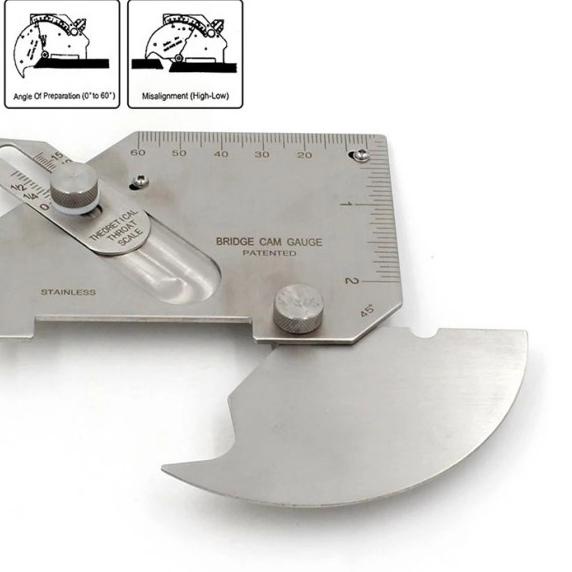 Jual Welding Gauge MG-8 Alat ukur ketebalan las Inspection Cam Tipe Gauge | Shopee Indonesia