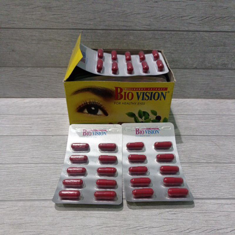 Jual Biovision Vitamin Mata (Jual perstrip) PROMO ED NOV 23 | Shopee Indonesia