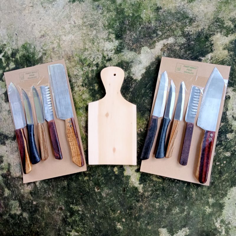 Jual PISUA SET TALENAN ISI 5 PCS PISAU LANCIP DAN DATAR + 1 BUAH ...