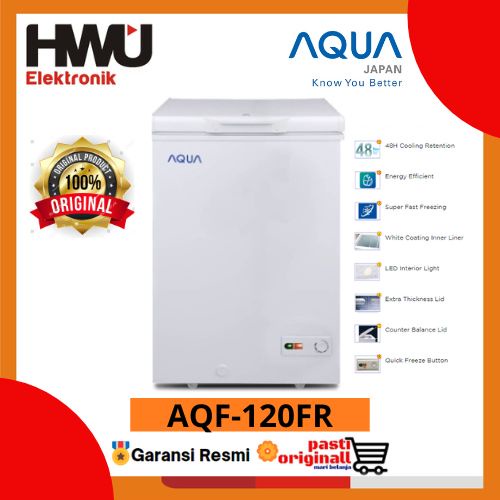 Jual AQUA FREEZER BOX 103L CHEST FREEZER AQF-120FR | Shopee Indonesia