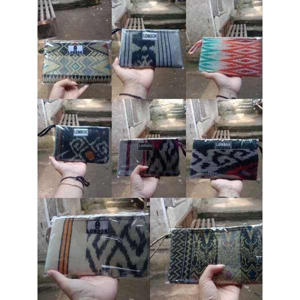 Jual dompet mini tenun /tas pensil tenun oleh oleh khas lombok | Shopee ...