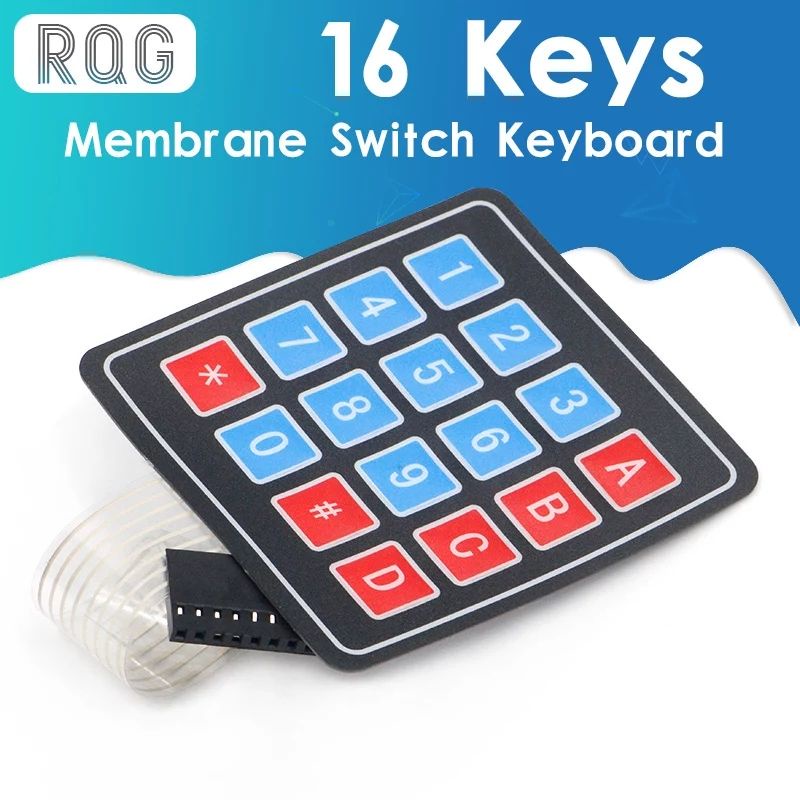 Jual Keypad Membran 4x4 Matrix Arduino Tombol Model Custom Pertamini