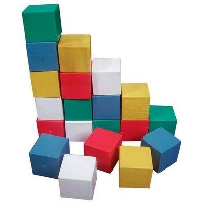 Jual Mainan Kayu Balok Dasar Edukasi Anak Menata Belajar Warna dan ...