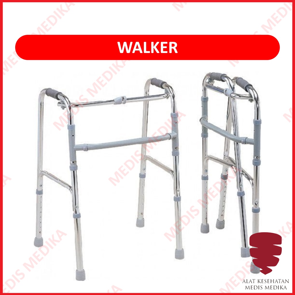 Jual Walker Peralatan Bantu Penunjnag Gerak Jalan Duduk Roda Manula ...