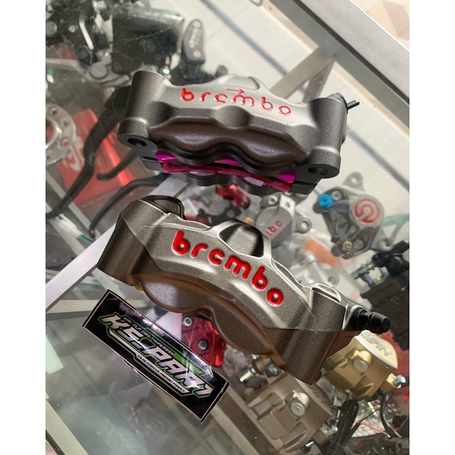 Jual KALIPER BREMBO 4 PISTON GP4RX DAN M50 | Shopee Indonesia