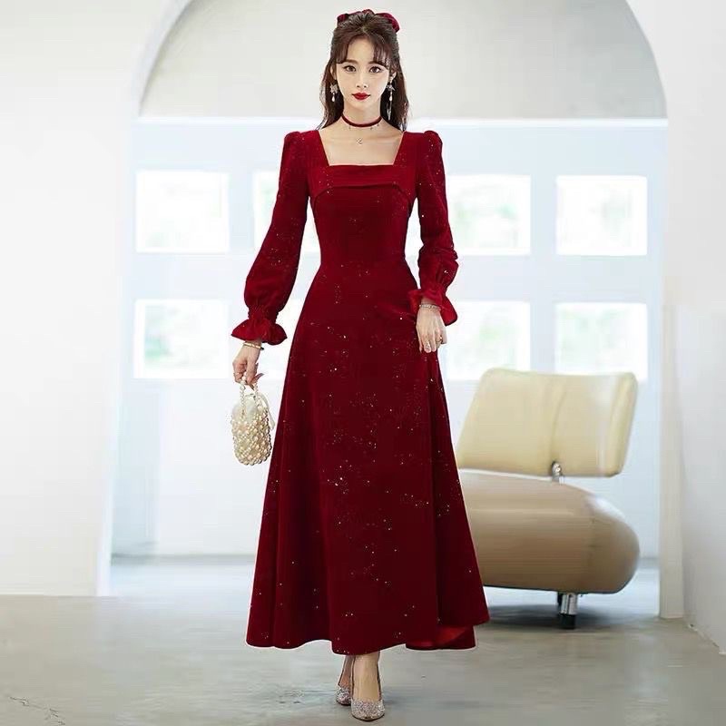 Jual Midi Dress / Gaun / Vintage elegant D4 (339) | Shopee Indonesia
