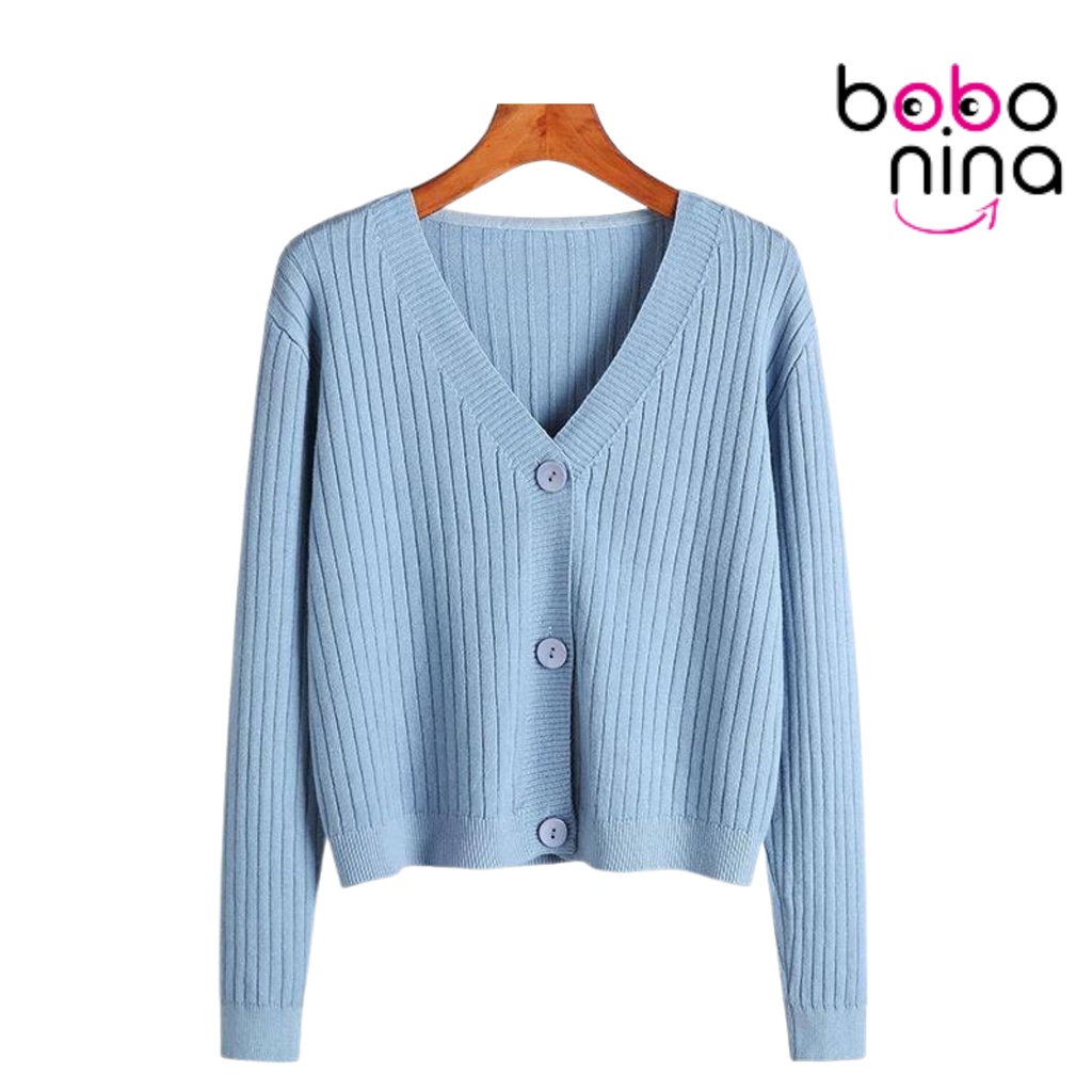 Jual Ninabobo SL012 Cardigan Outer Lengan Panjang Rajut Halus Adem ...