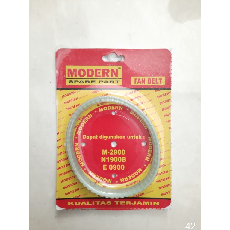 Jual Fan belt mesin serut / fanbel planer Modern Blister fanbelt ...