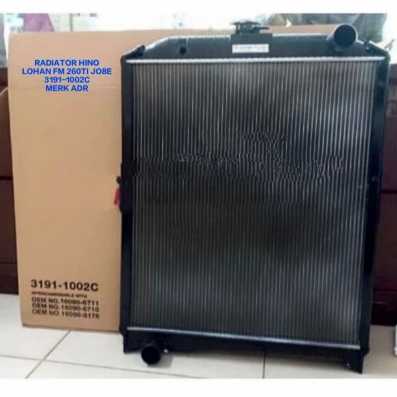 Jual RADIATOR HINO 500 LOHAN FM 260TI RADIATOR ASSY ADR 2PLY 3191-1002 ...